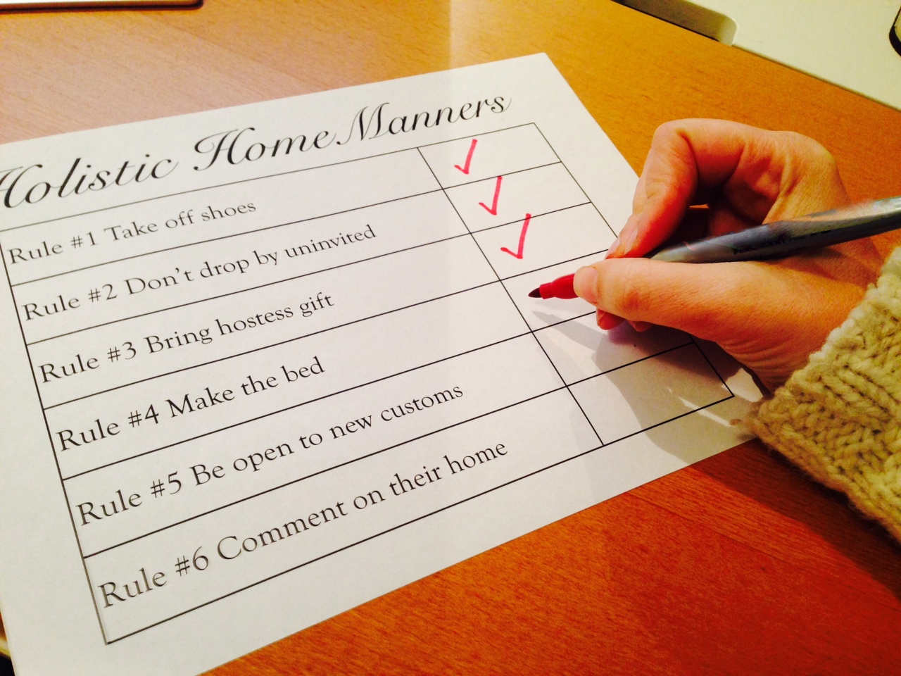 Holistic Home Manners Six Rules Of Etiquette Laura Benko Holistic